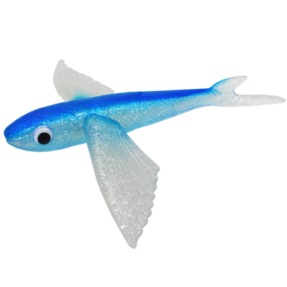 Tuna Lures - How to Rig a Flying Fish Lure for the Kite with Stinger H ...